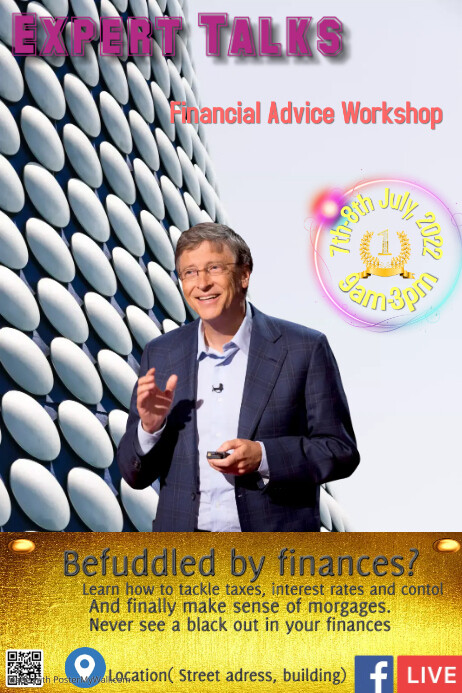 Expert Talks Template | PosterMyWall