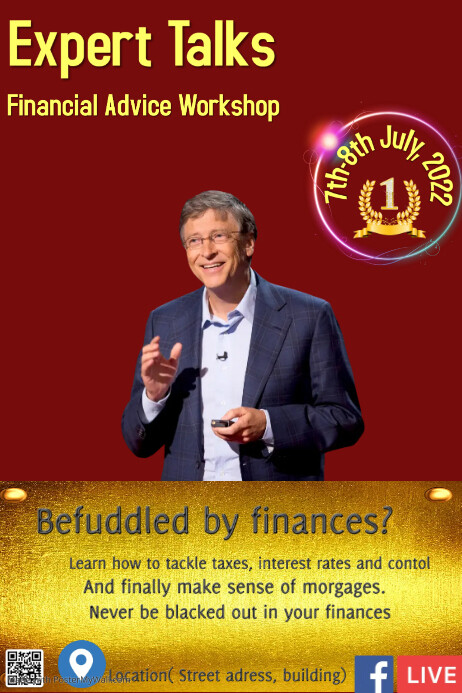 Expert Talks Template | PosterMyWall