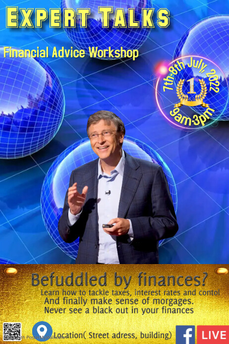 Expert Talks Template | PosterMyWall