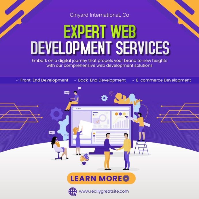 Copy of EXPERT WEB DEVELOPMENT SERVICES | PosterMyWall