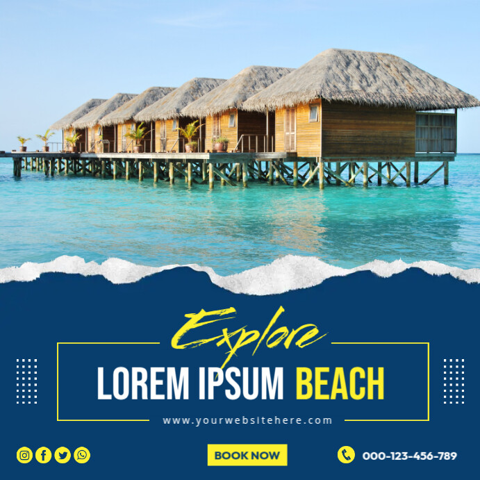 Explore Beaches Template | PosterMyWall