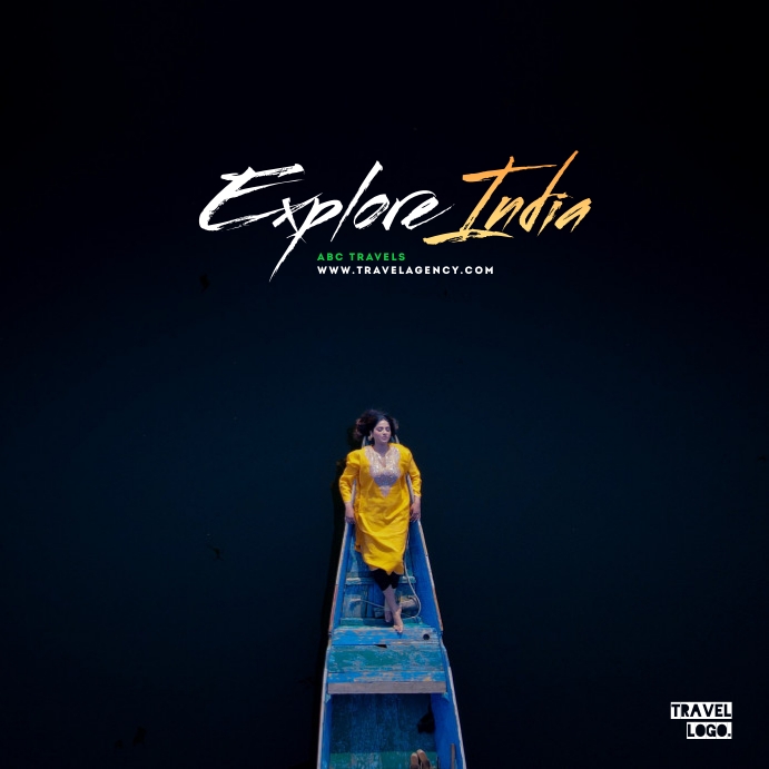 Explore India Poster Template | PosterMyWall