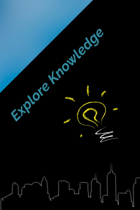Explore Knowledge Template | PosterMyWall
