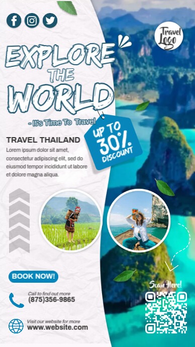 Explore New Country Template | PosterMyWall