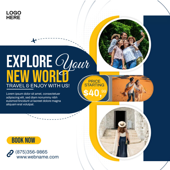 Explore New World Template | PosterMyWall