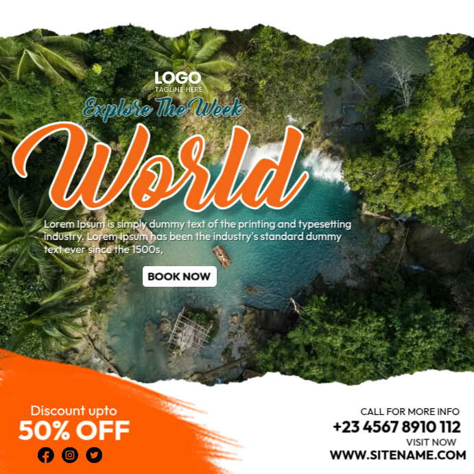 Copy of Explore The World Ads | PosterMyWall