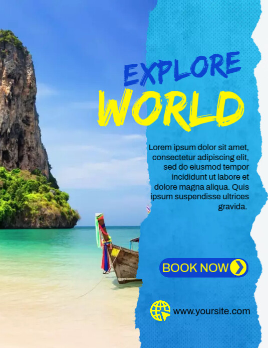 Explore The World Ads Template | PosterMyWall