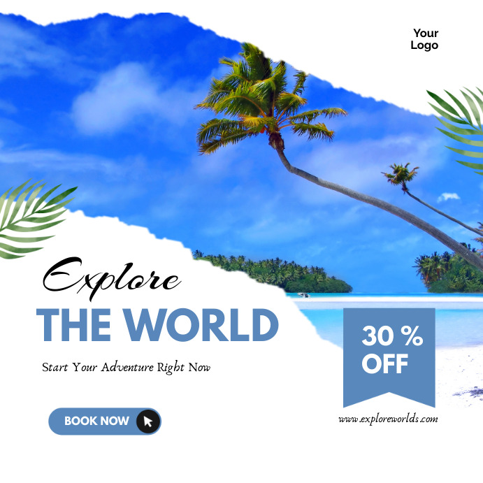 Plantilla de Explora el Mundo | PosterMyWall