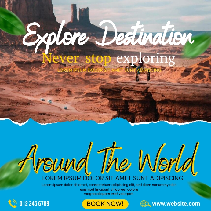 Copy of Explore The World | PosterMyWall