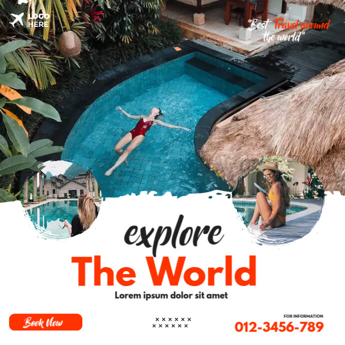 Explore The World Template | PosterMyWall