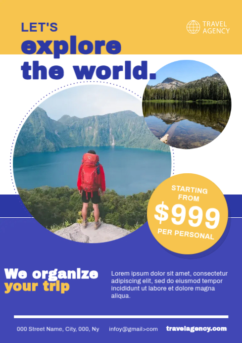 Explore the World Template | PosterMyWall