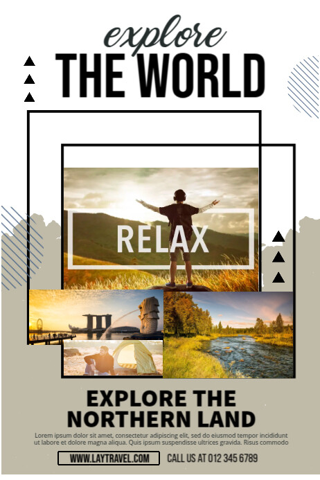 Explore The World Template | PosterMyWall