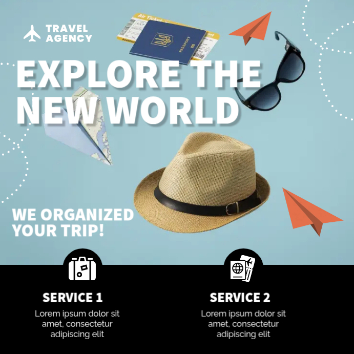 Explore the World Template | PosterMyWall