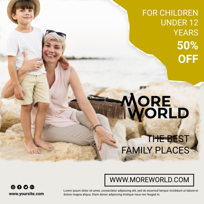 Explore the World Template | PosterMyWall