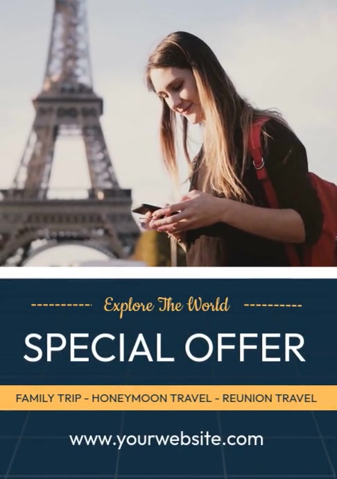 Explore The World Template | PosterMyWall