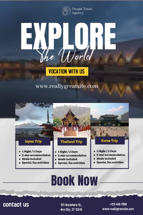 Explore the world Template | PosterMyWall