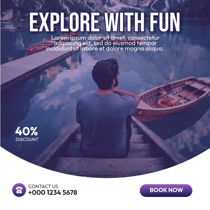 Explore The World Flyer Ads Template | PosterMyWall