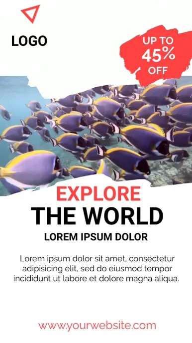 explore the world Flyers Template | PosterMyWall