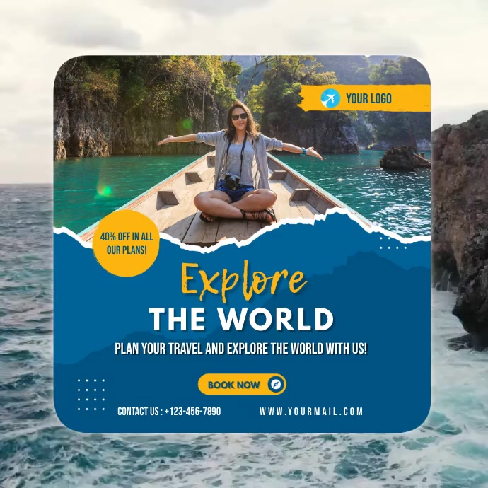 Copy of Explore the World Template | PosterMyWall