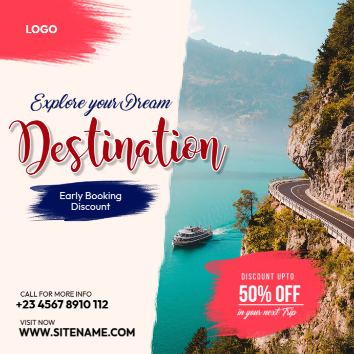 Explore Your Destination Template | PosterMyWall