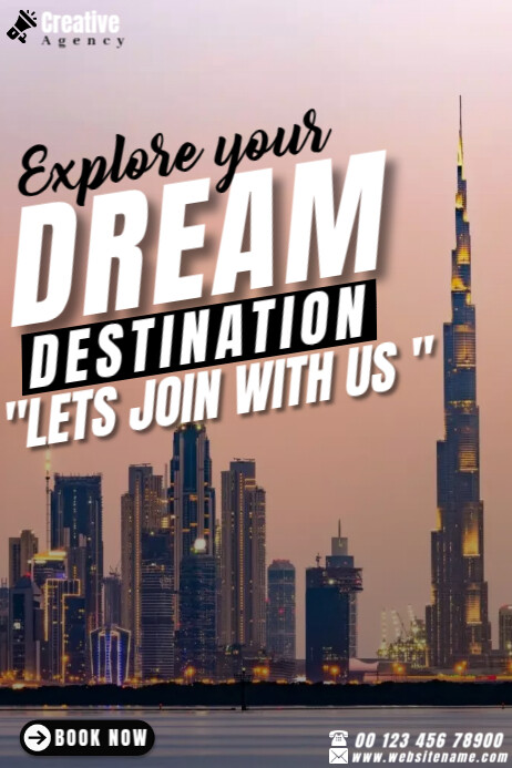 Plantilla de Explore Your Dream Destination | PosterMyWall