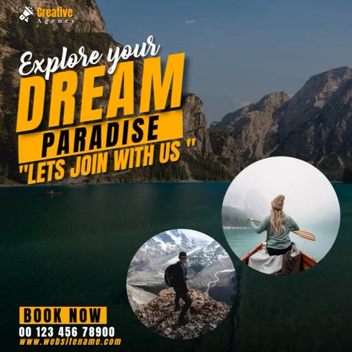 Explore Your Dream Paradise Template | PosterMyWall