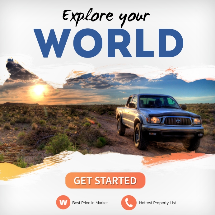 Plantilla de Explore your World | PosterMyWall