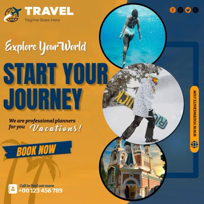 Explore Your World Template | PosterMyWall