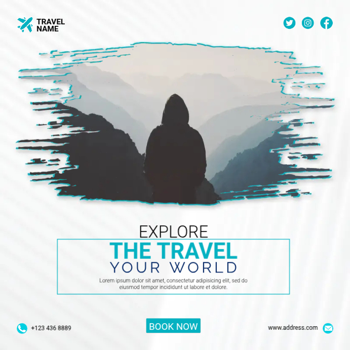 Exploring The World Template | PosterMyWall