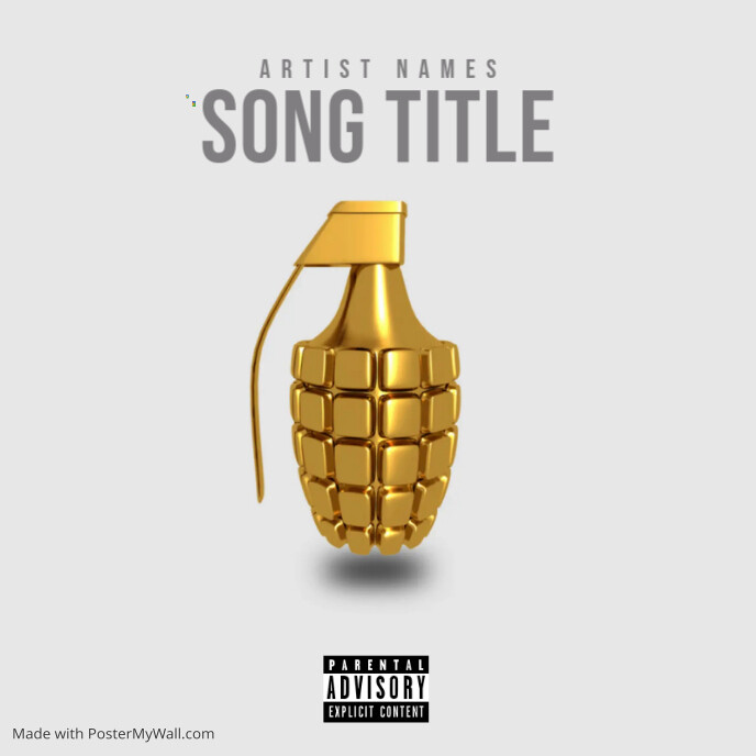 Explosion - Single Mixtape Song EP Album Cover Art Artwork Template ...