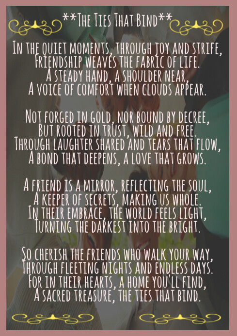 Plantilla de Exquisite poem | PosterMyWall