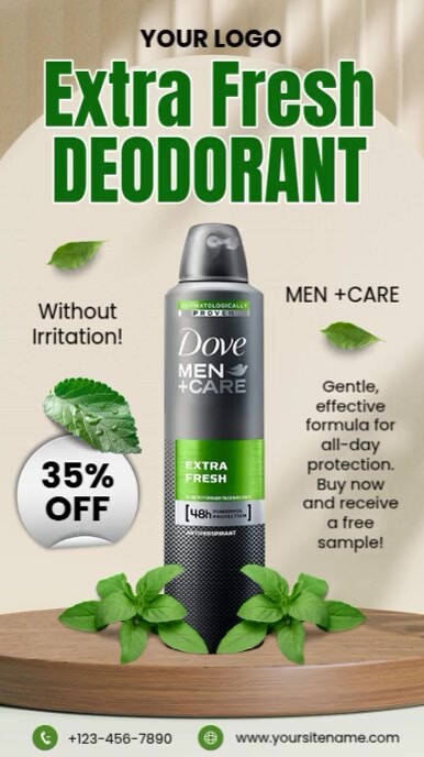Copy of Extra Fresh Deodorant Insta Ads | PosterMyWall