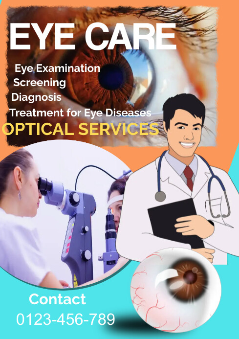 Copy of Eye care A4 template | PosterMyWall