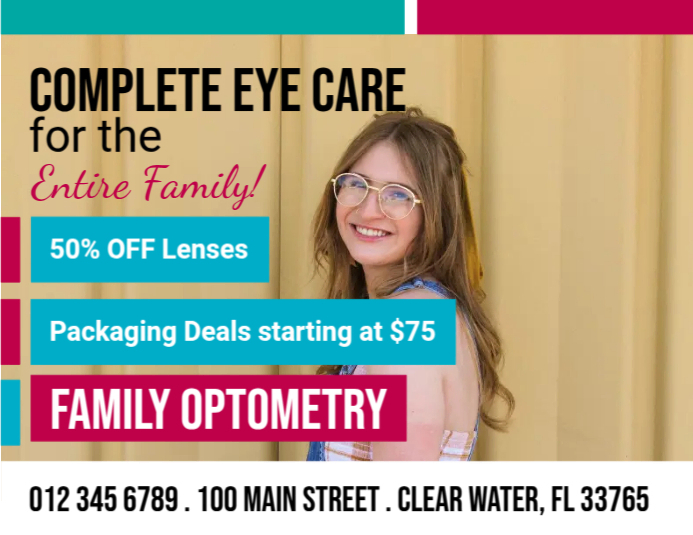 Eye Care Optometry Template | PosterMyWall