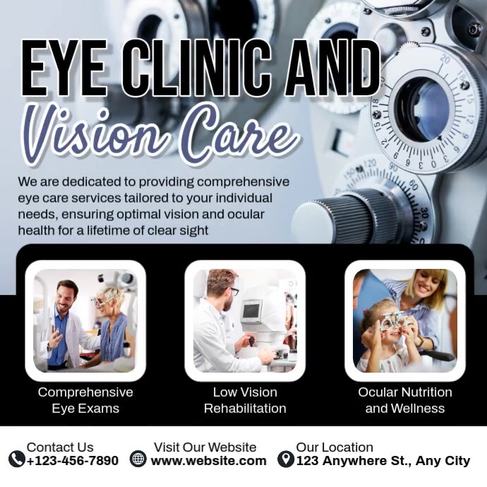 Copy of Eye Clinic & Vision Care | PosterMyWall