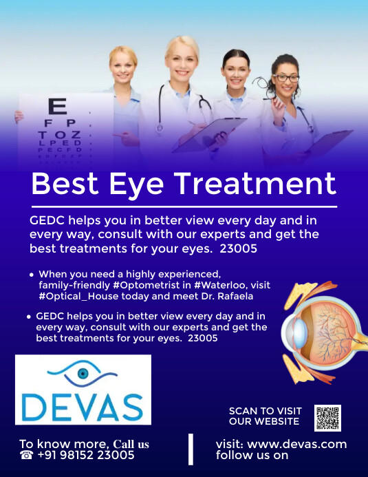 Eye Clinic Flyer Template | PosterMyWall