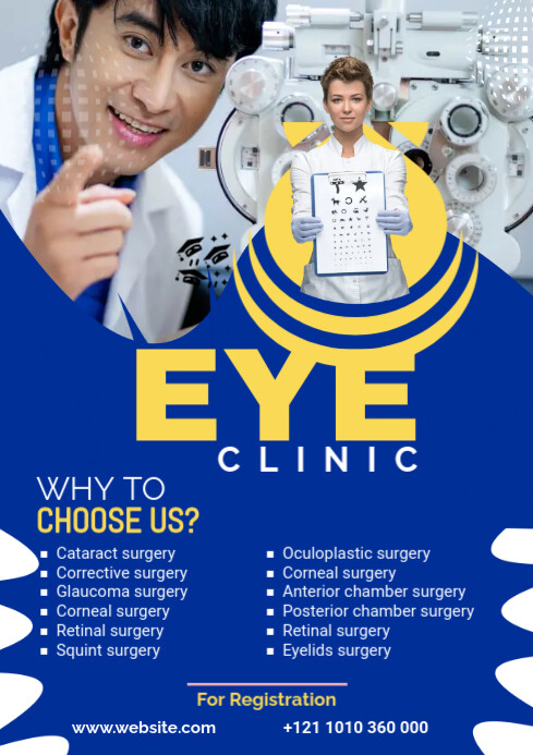 Copy of Eye clinic flyer design | PosterMyWall