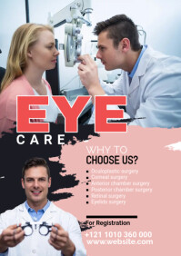 Professional Eye Treatment Flyer A5 Template | PosterMyWall