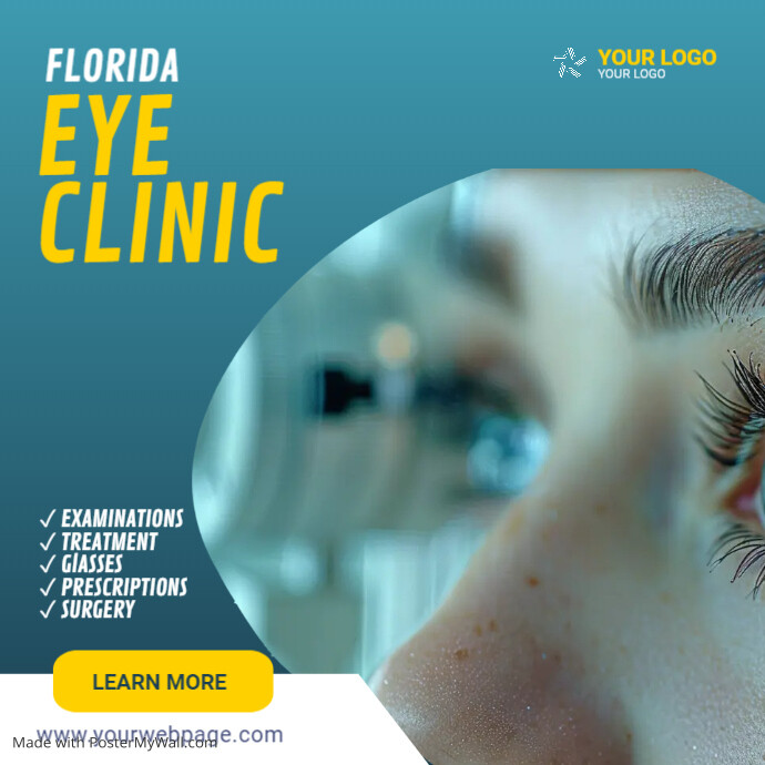 Eye clinic instagram ad template | PosterMyWall