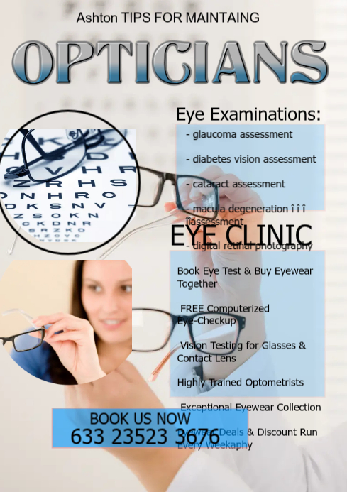 Eye Clinic Poster, Eye Clinic Flyer, Eye Clin Template | PosterMyWall
