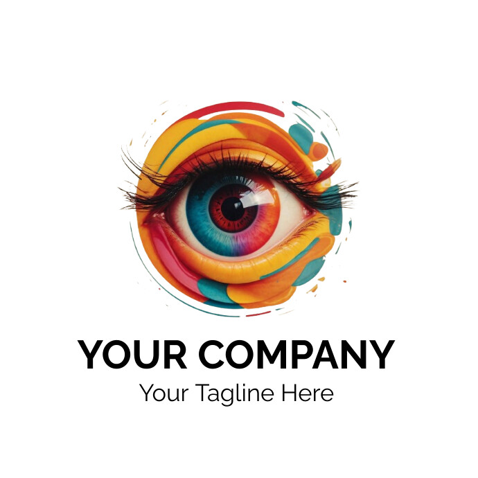 Eye Logo For Company Colorful Eye Logo For B Template | PosterMyWall