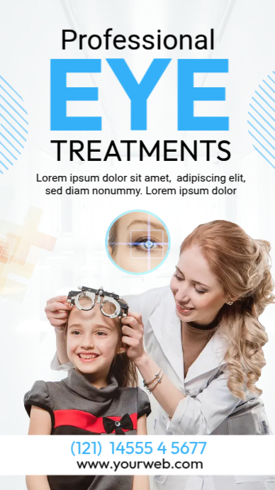 Eye Treatment Banner ad Template | PosterMyWall