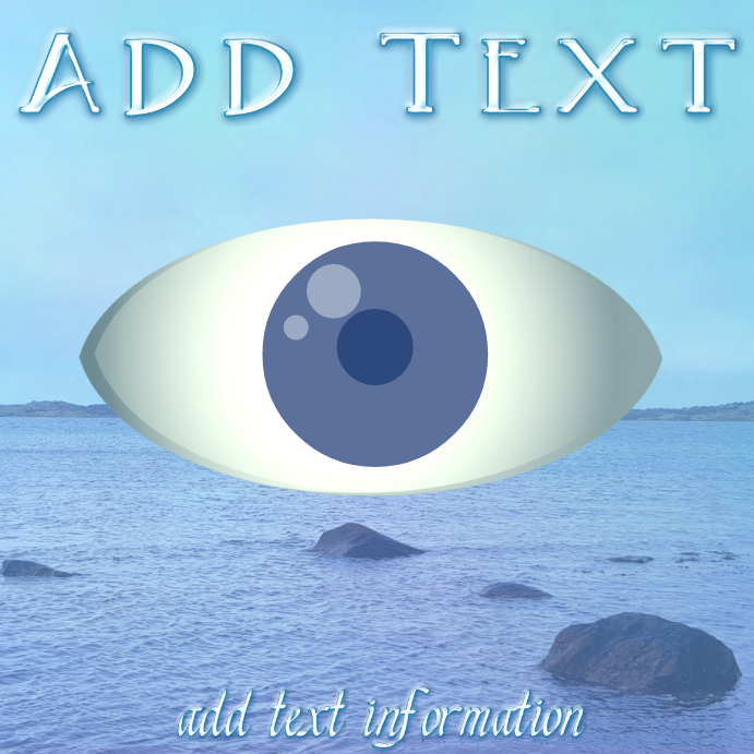 Copy of eye vision & ocean shore - template | PosterMyWall