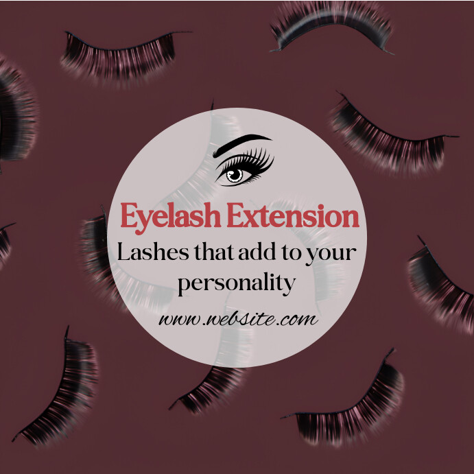 Modèle Eyelash Extension Instagram Post | PosterMyWall