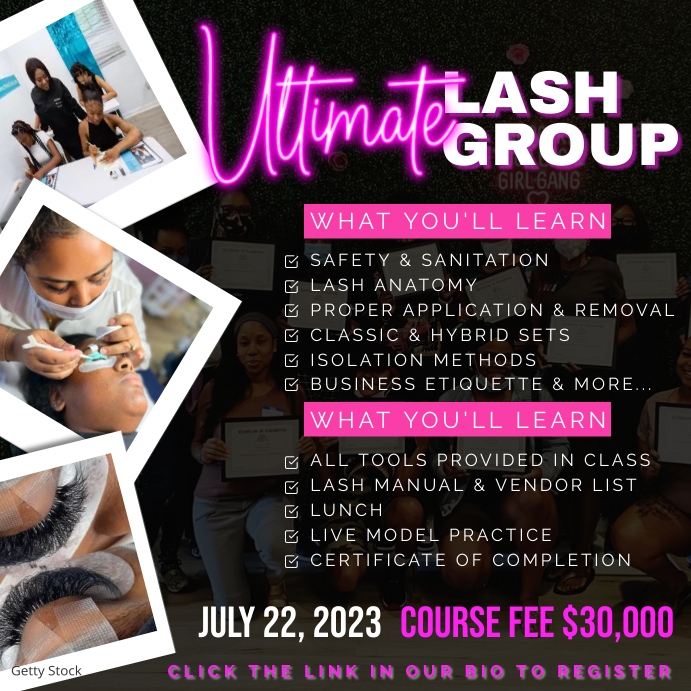 Plantilla de Eyelash Extension Training Flyer | PosterMyWall