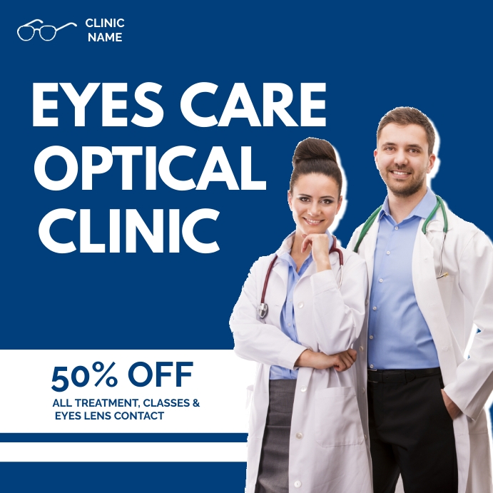 Copy of EYES GLASSES TEMPLATE | PosterMyWall