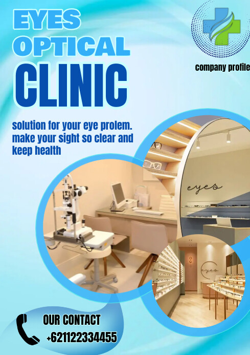 Eyes Optical Clinic Template | PosterMyWall