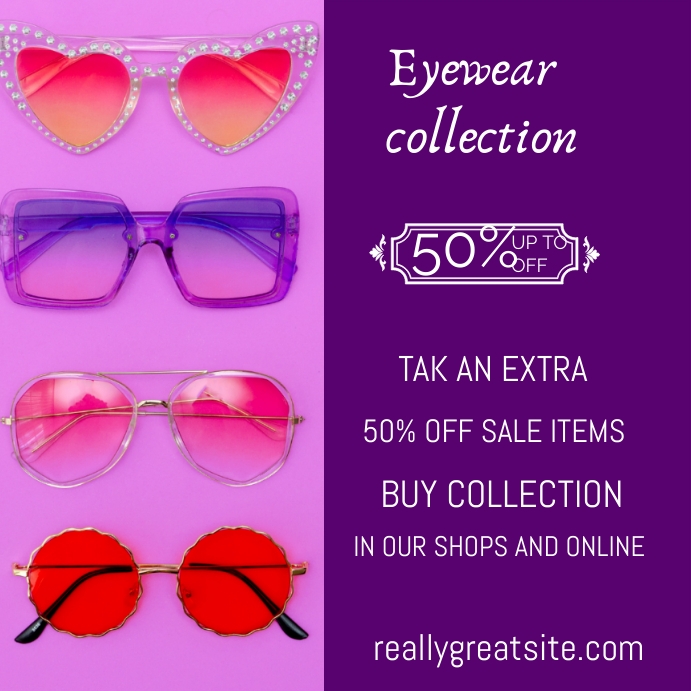 Copy of Eyewear Collection Instagram post | PosterMyWall