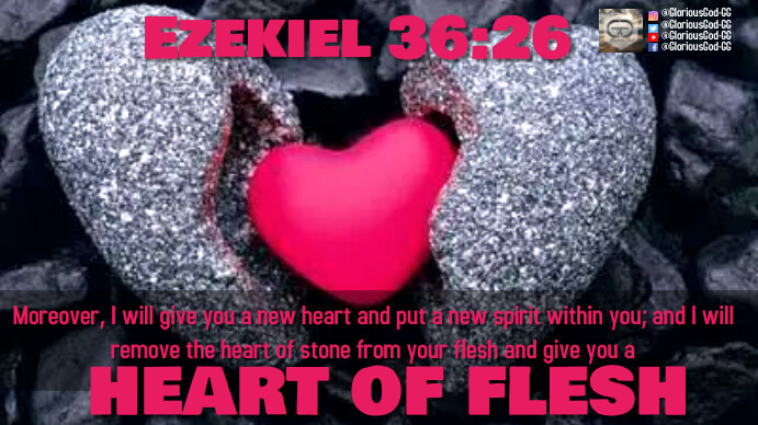 ♥Ezekiel 36:26 Template | PosterMyWall