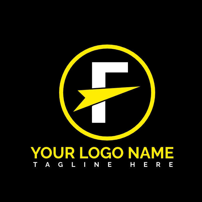 F company logo/ logo design Template | PosterMyWall